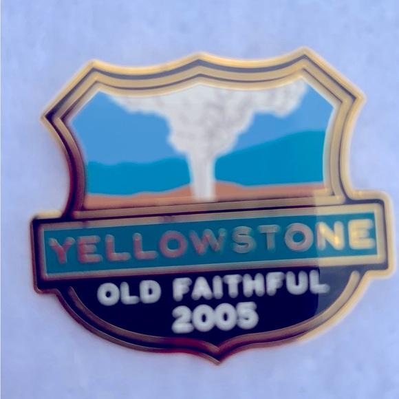 Yellowstone | Jewelry | Yellowstone Old Faithful Metal Enamel Pins ...